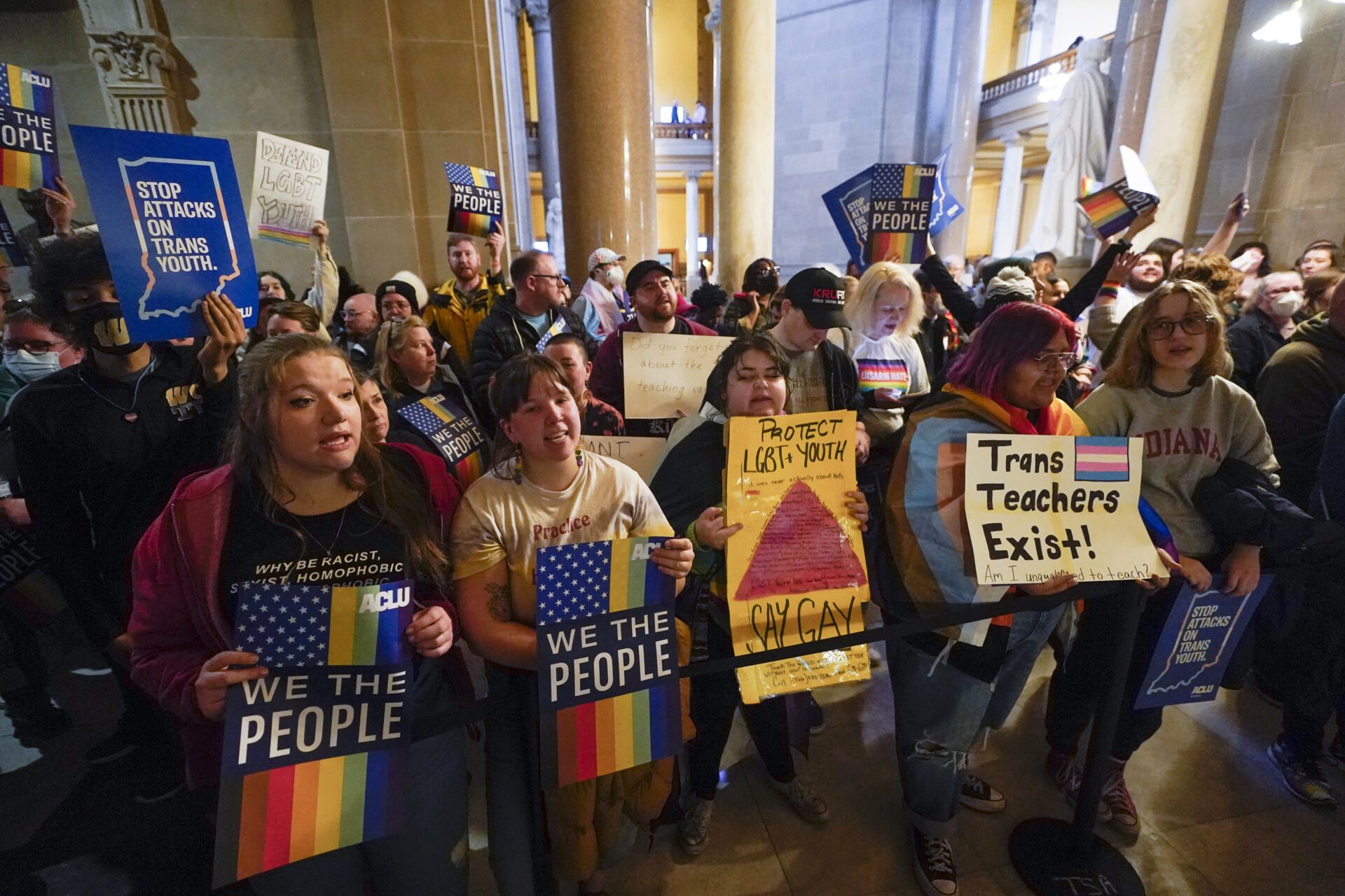Indiana governor signs bills targeting LGBTQ students - Indianapolis ...