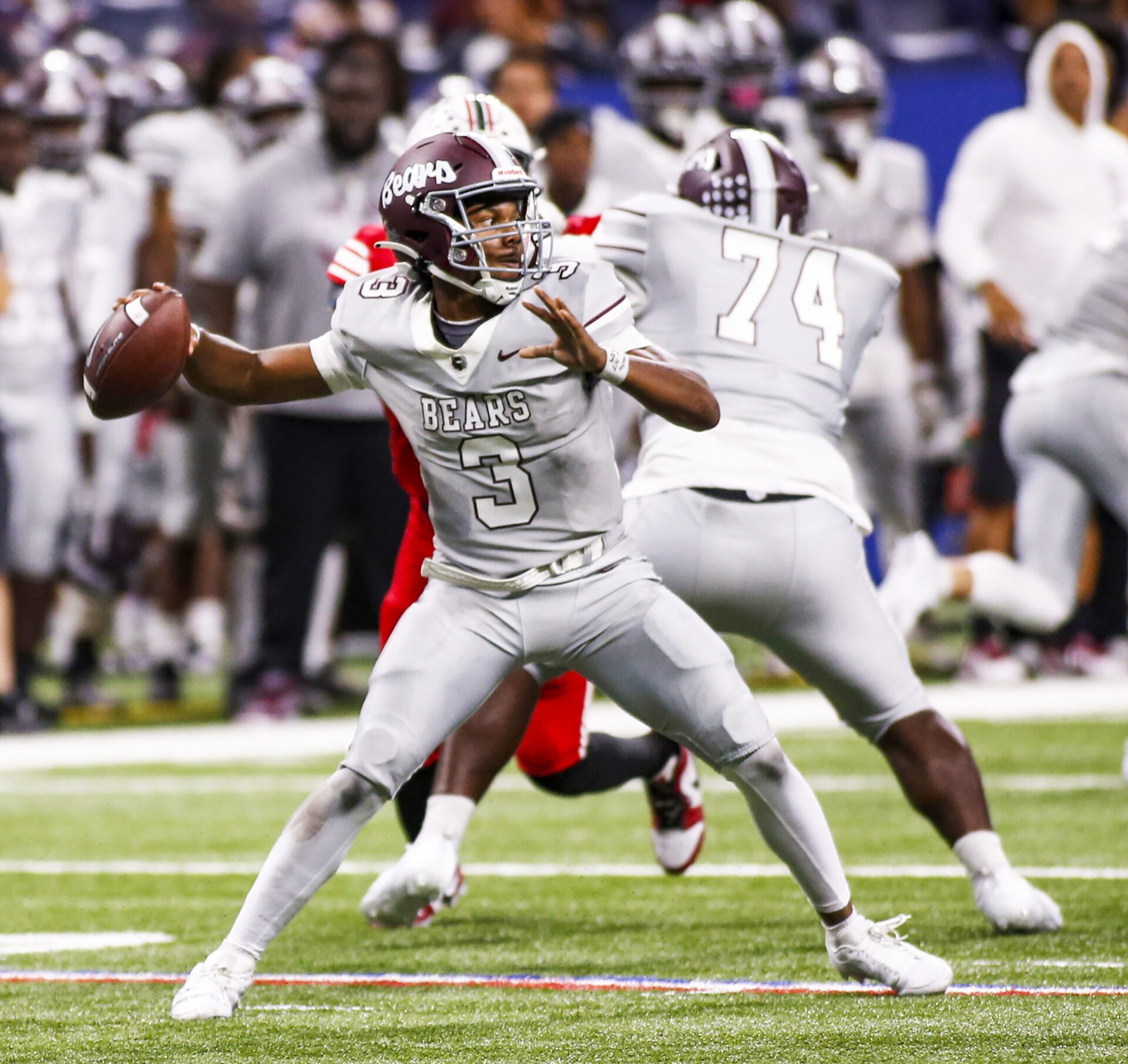 Photos: Lawrence North vs Lawrence Central at Lucas Oil Stadium ...