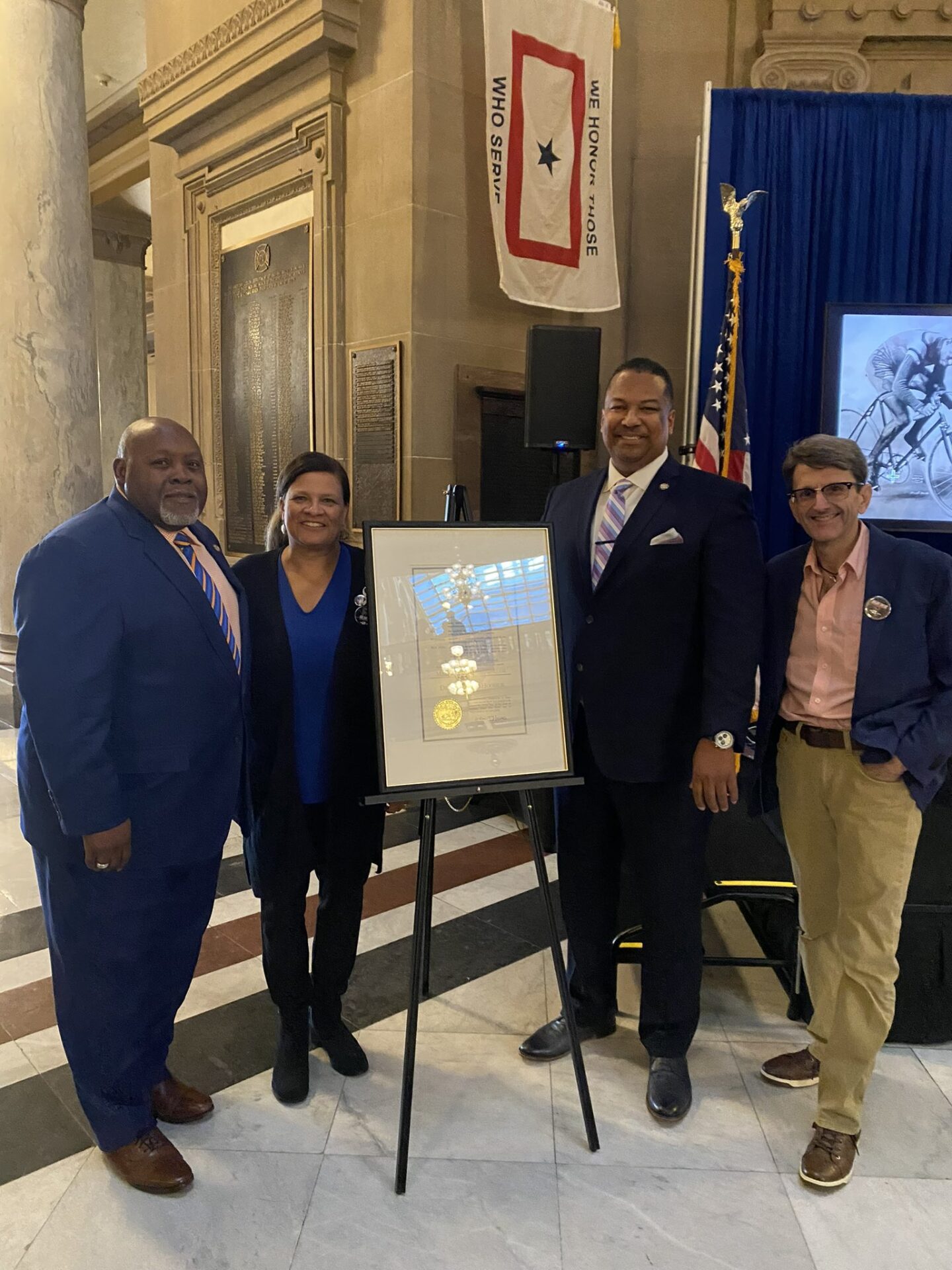 Indiana Black Legislative Caucus honors Major Taylor - Indianapolis ...