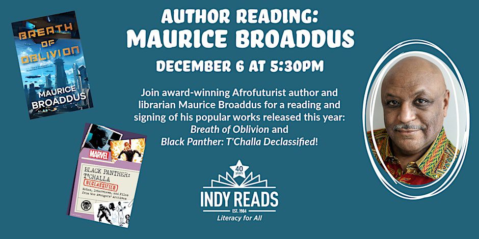 Author Reading: Maurice Broaddus - Indianapolis Recorder