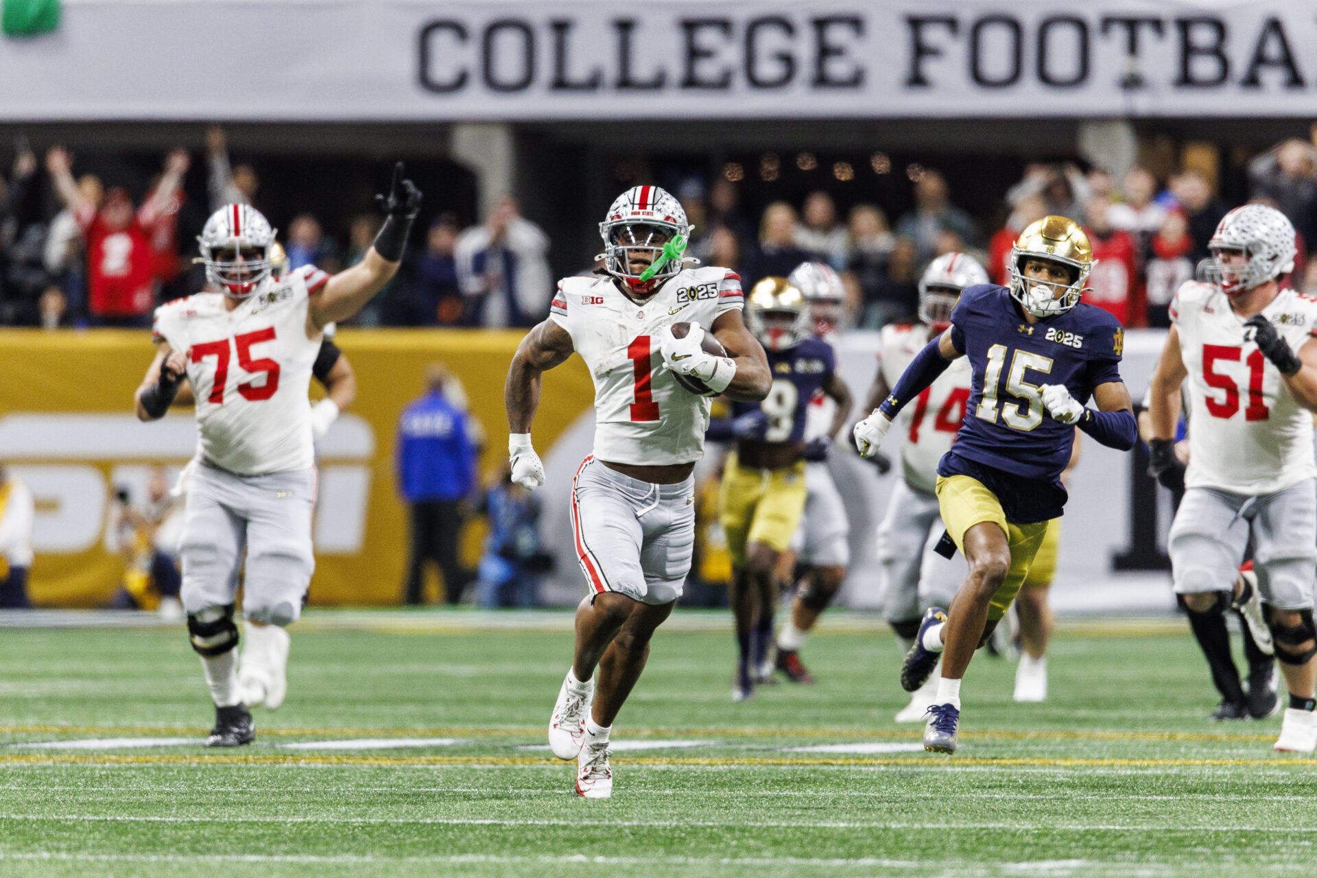 Buckeyes secure 2025 Natty, defeats Notre Dame 34-23 - Indianapolis ...