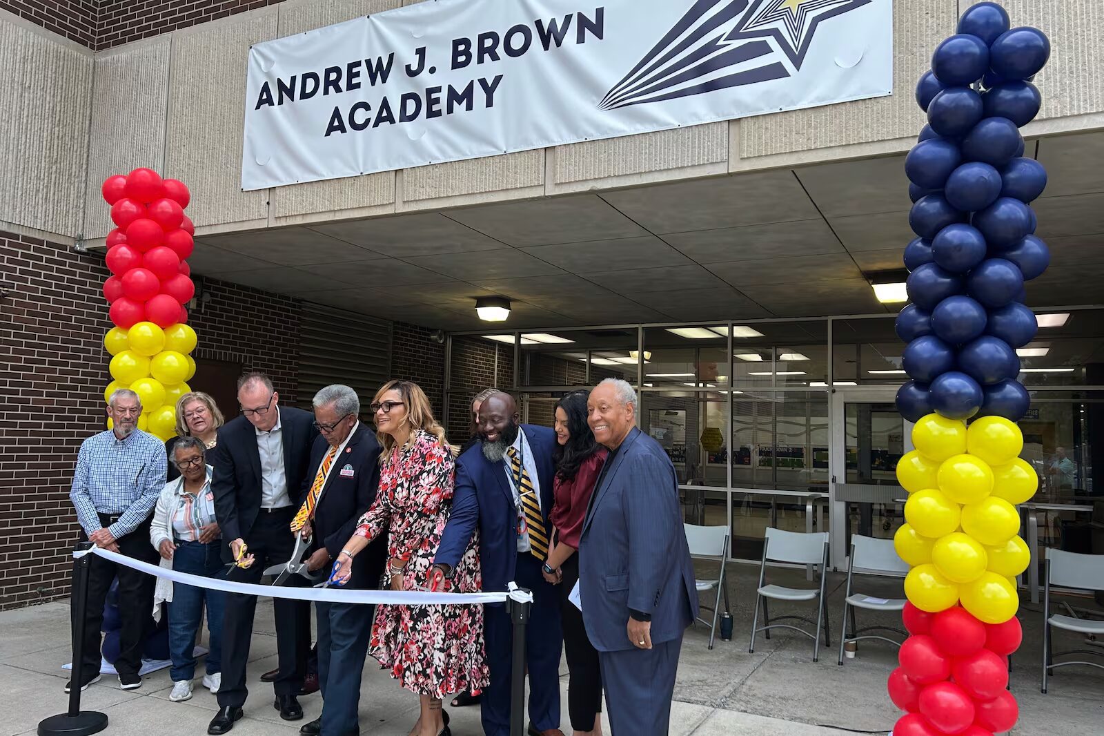 Andrew J. Brown Academy charter school celebrates new life in old IPS ...